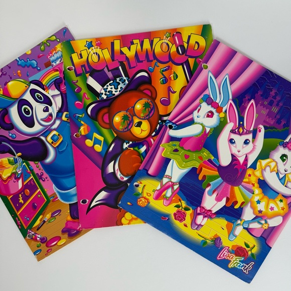 Lisa Frank | Office | Rare Lisa Frank Vintage Folders Hollywood Bear ...
